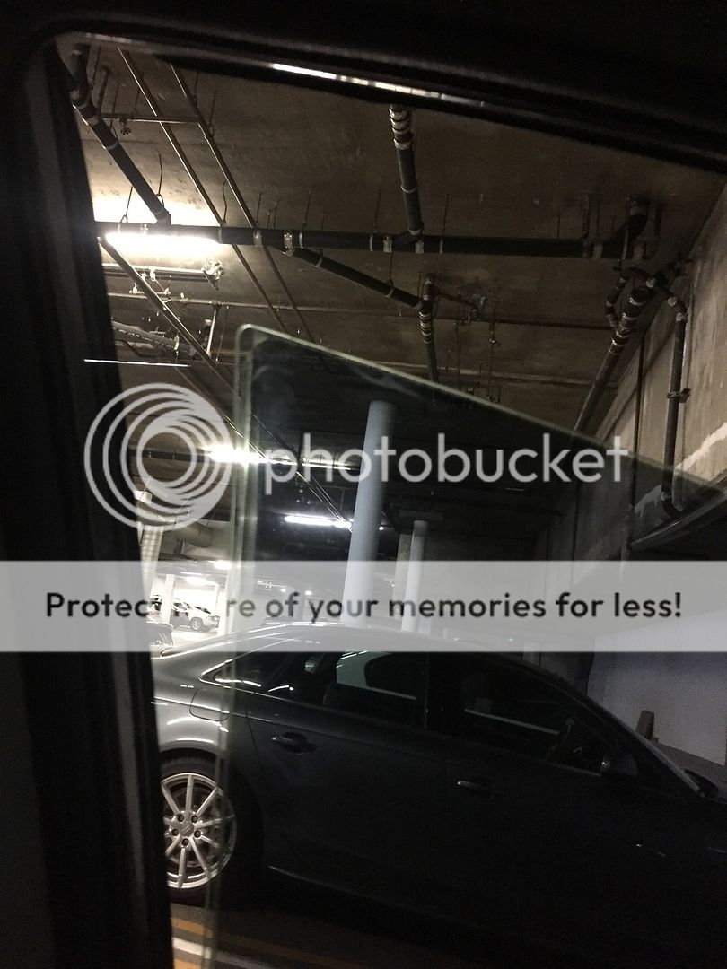 Front drivers side window off track. (pics) | Toyota Forum